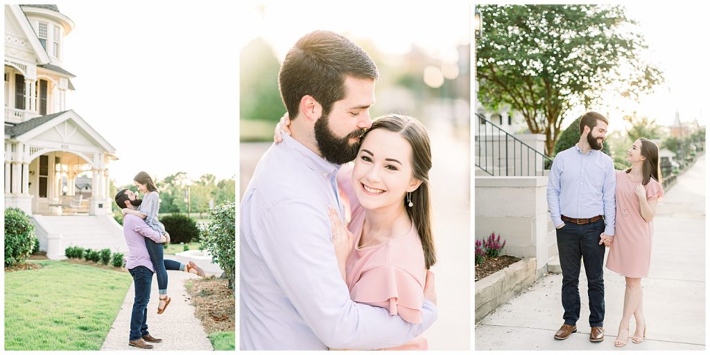 Downtown Sunset Engagement Session | Hattiesburg, Mississippi - Refuge ...