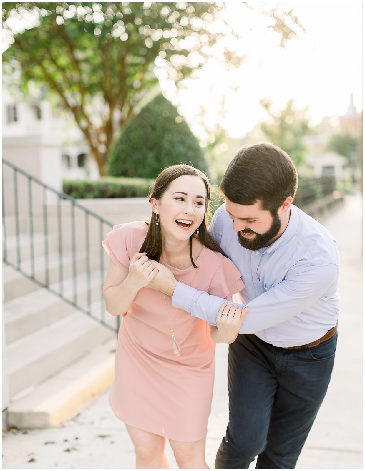 Downtown Sunset Engagement Session | Hattiesburg, Mississippi - Refuge ...