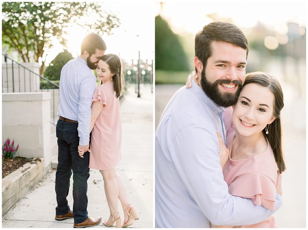 Downtown Sunset Engagement Session | Hattiesburg, Mississippi - Refuge ...